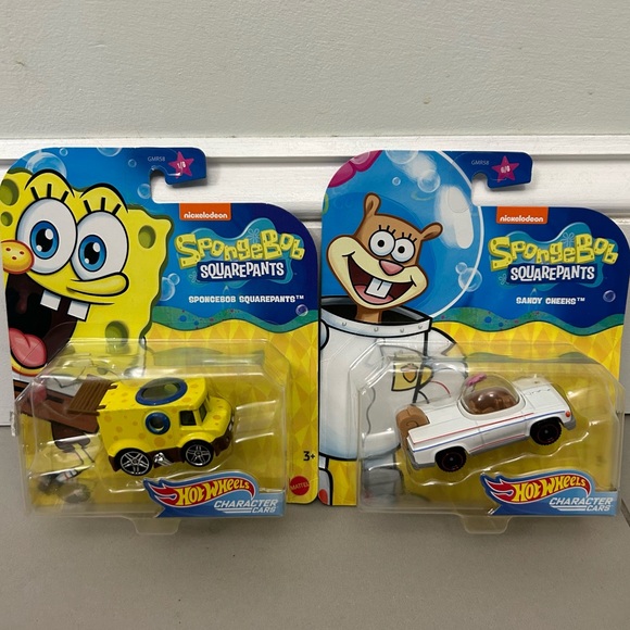 Hot Wheels | Toys | Hot Wheels Spongebob Squarepants Die Cast Cars ...